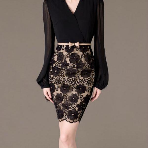 Fashion Women Summer Bandage Bodycon Lace Evening Sexy Party Cocktail